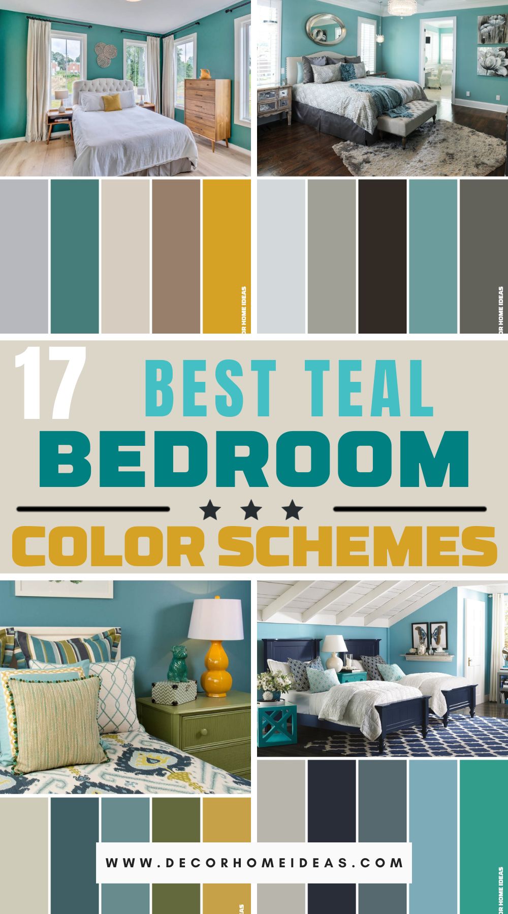 17 inspiradoras ideas de color verde azulado para el dormitorio para ...