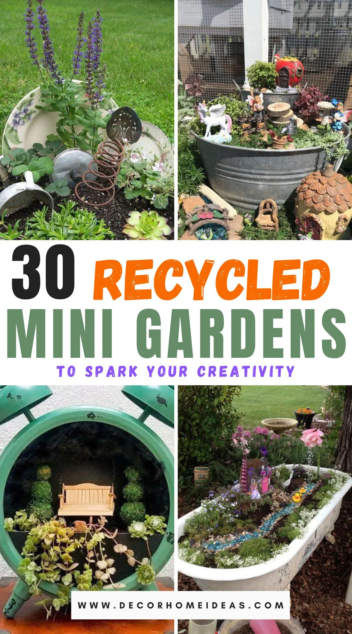 30 singulares jardines de chatarra en miniatura hechos con materiales ...