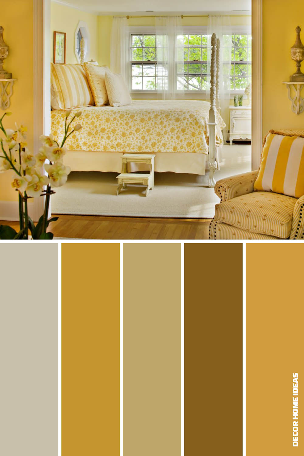 12 creativas combinaciones de colores amarillos para un dormitorio ...